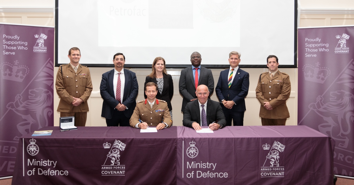 Petrofac pledges commitment to UK Armed Forces community | Petrofac